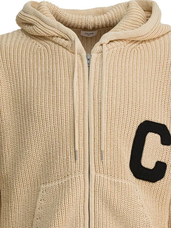 Celine C" Graphic Zip-up Hoodie