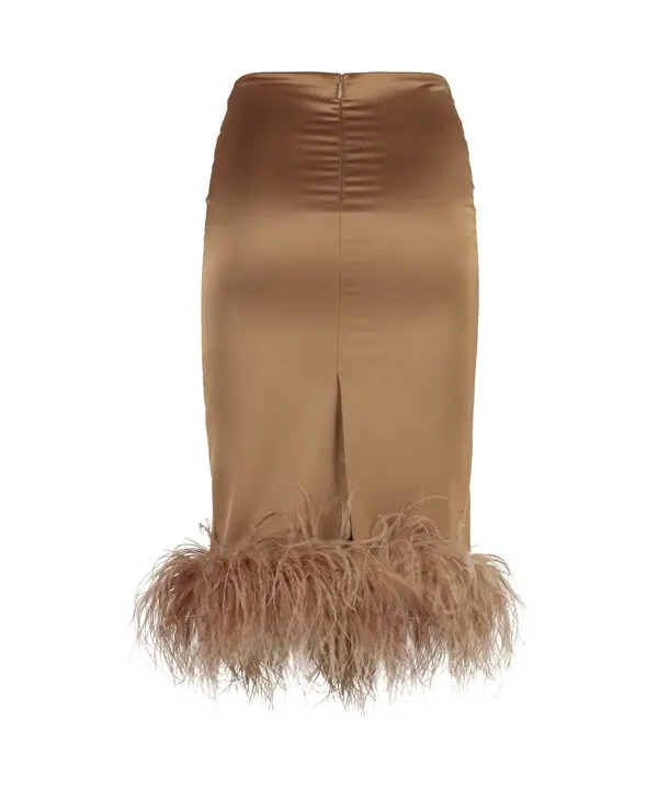 Giuseppe Di Morabito Feather Trim Skirt