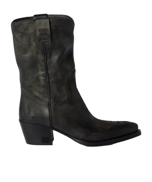 Miu Miu Leather Boots
