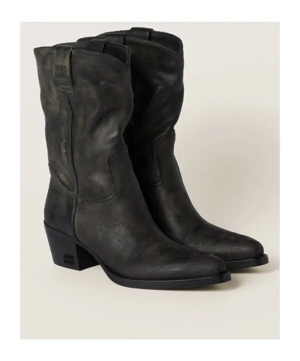 Miu Miu Leather Boots