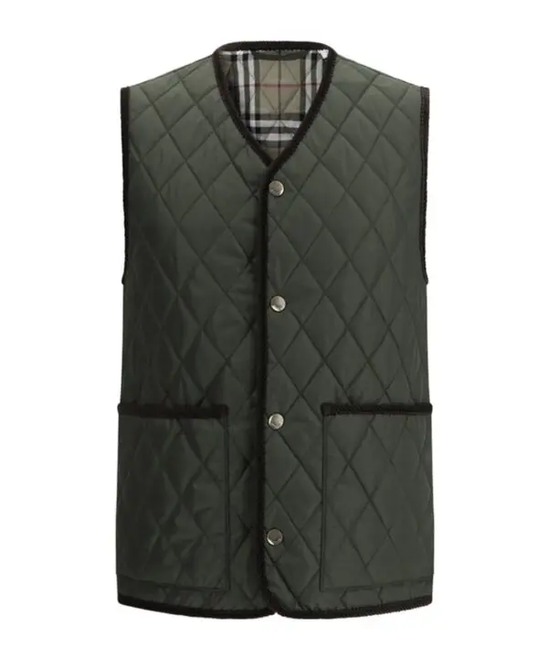 Burberry Quilted V-neck Sleeveless Gilet