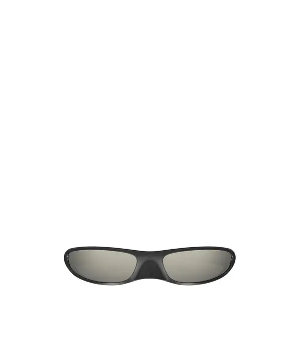 Balenciaga Wraparound Shield Sunglasses - Gray