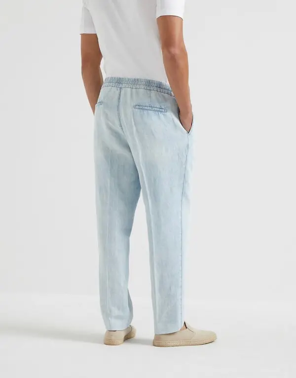 Brunello Cucinelli Double Pleated Drawstring Jeans