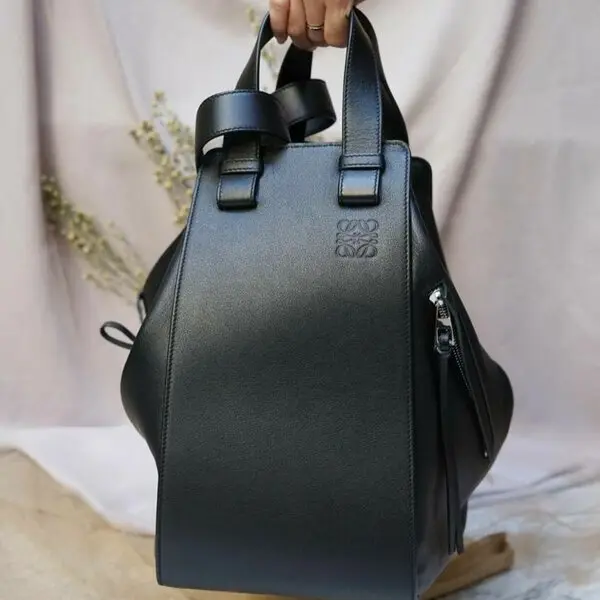 Loewe Hammock Small Shoulder Bag - Black