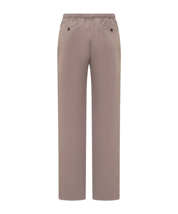 Palm Angels Logo Embroidered Drawstring Pants - Gray