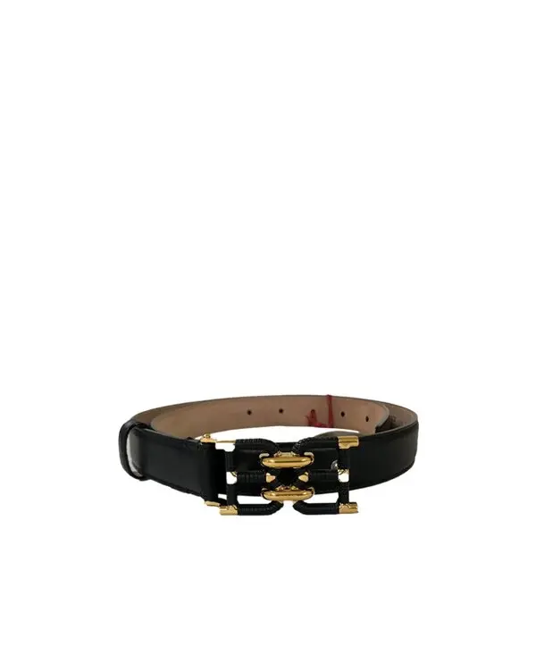 Bally Logo Leather Belt