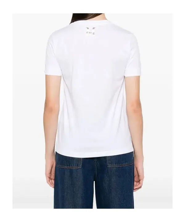 Max Mara Short-sleeved Crewneck T-shirt - White