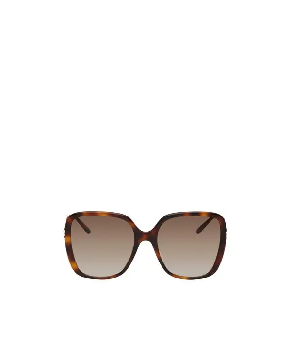 Chloé Rectangular Frame Sunglasses - Brown