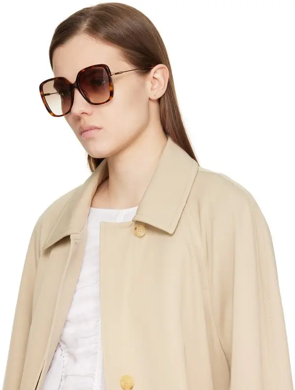 Chloé Eyewear Rectangular Frame Sunglasses