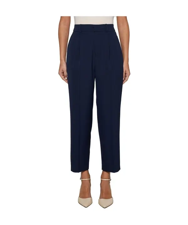 PT TORINO Mid-rise Tailored Wide-leg Trousers
