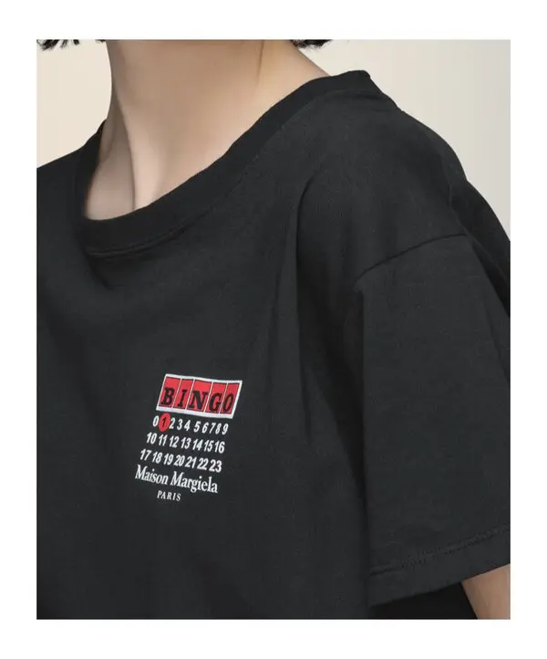 MAISON MARGIELA Numbers Printed Crewneck T-shirt