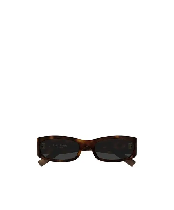 Saint Laurent Rectangular Frame Sunglasses - Black
