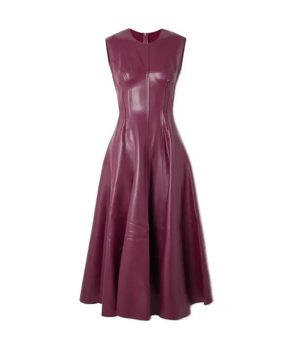 Norma Kamali Sleeveless Fit And Flare Dress