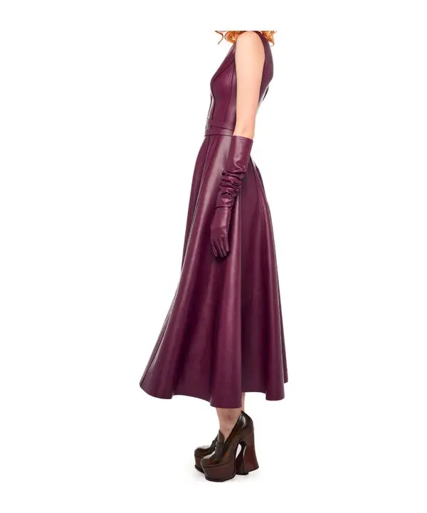 Norma Kamali Sleeveless Fit And Flare Dress