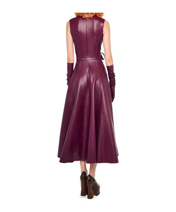Norma Kamali Sleeveless Fit And Flare Dress