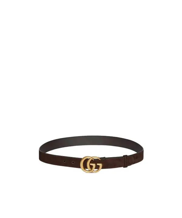 Gucci Logo Plaque Belt - Black
