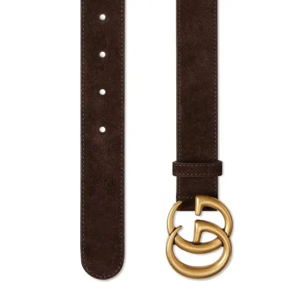 Gucci Logo Plaque Belt - Black