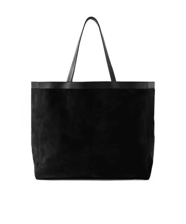 NILI LOTAN Loren Suede Tote - Black