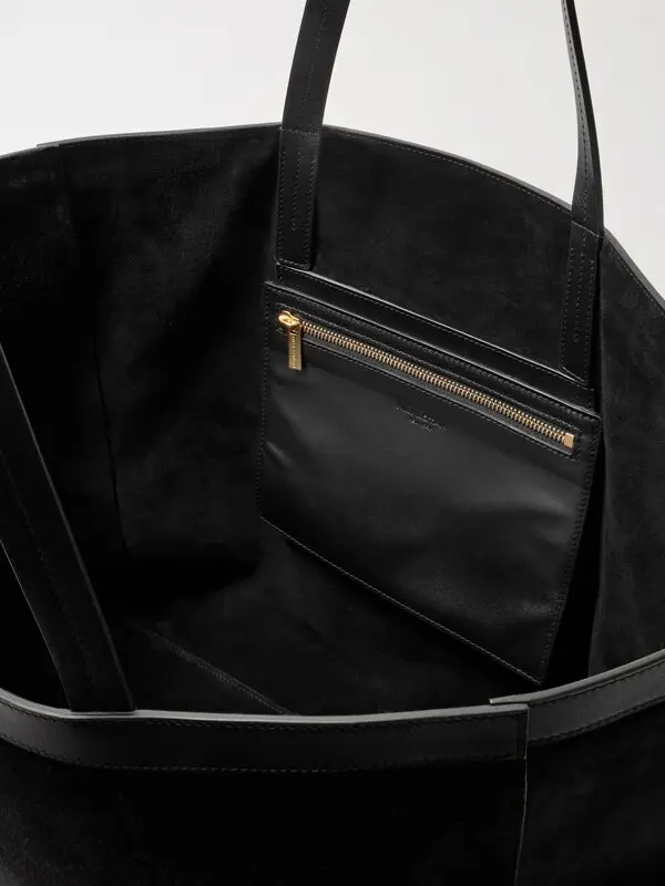NILI LOTAN Loren Suede Tote - Black