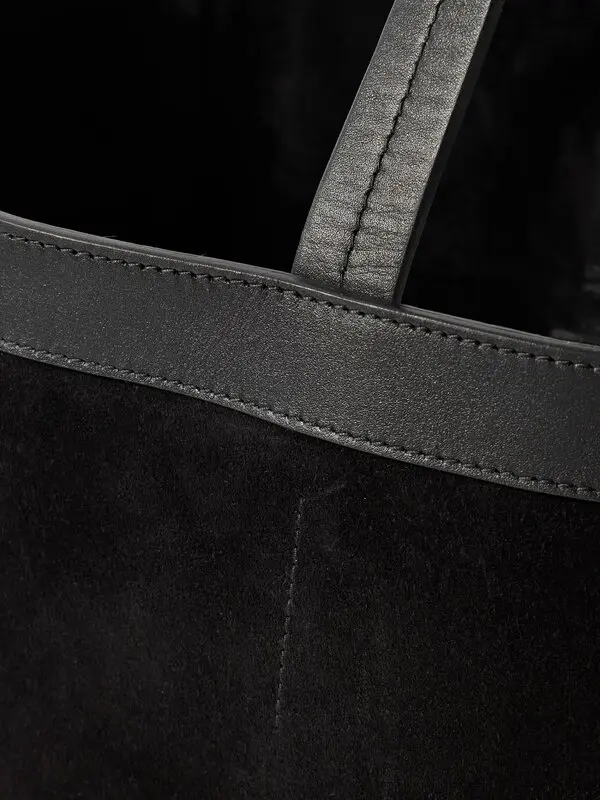 NILI LOTAN Loren Suede Tote - Black