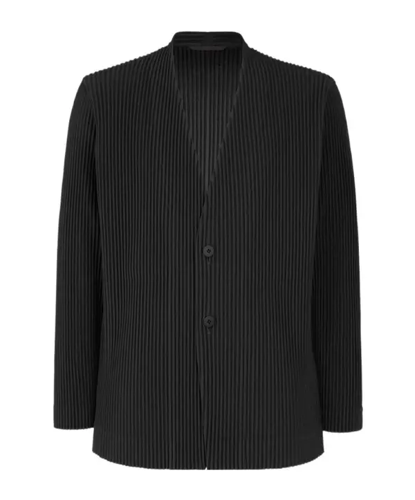 Issey Miyake Homme Plissé Single-breasted Pleated Blazer