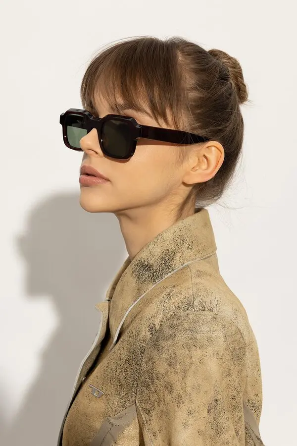 Thierry Lasry Vendetty Square-frame Sunglasses - Gray