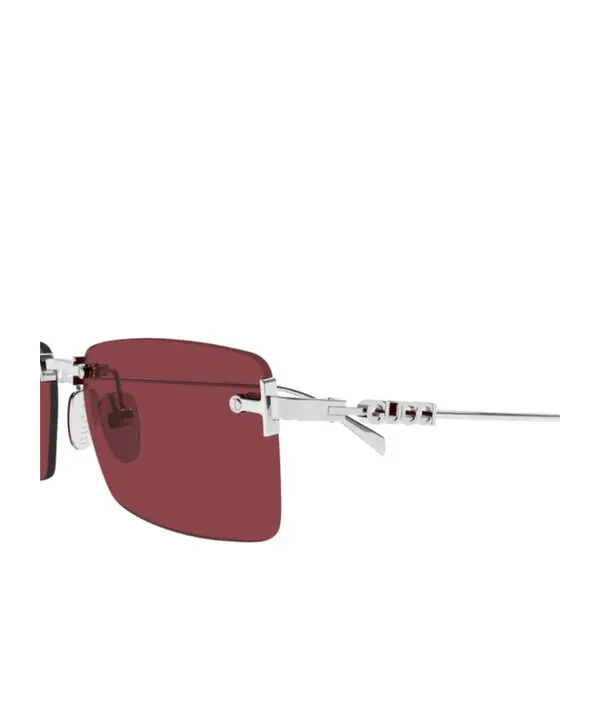 Gucci Gg1941s Rectangular Sunglasses - Silver