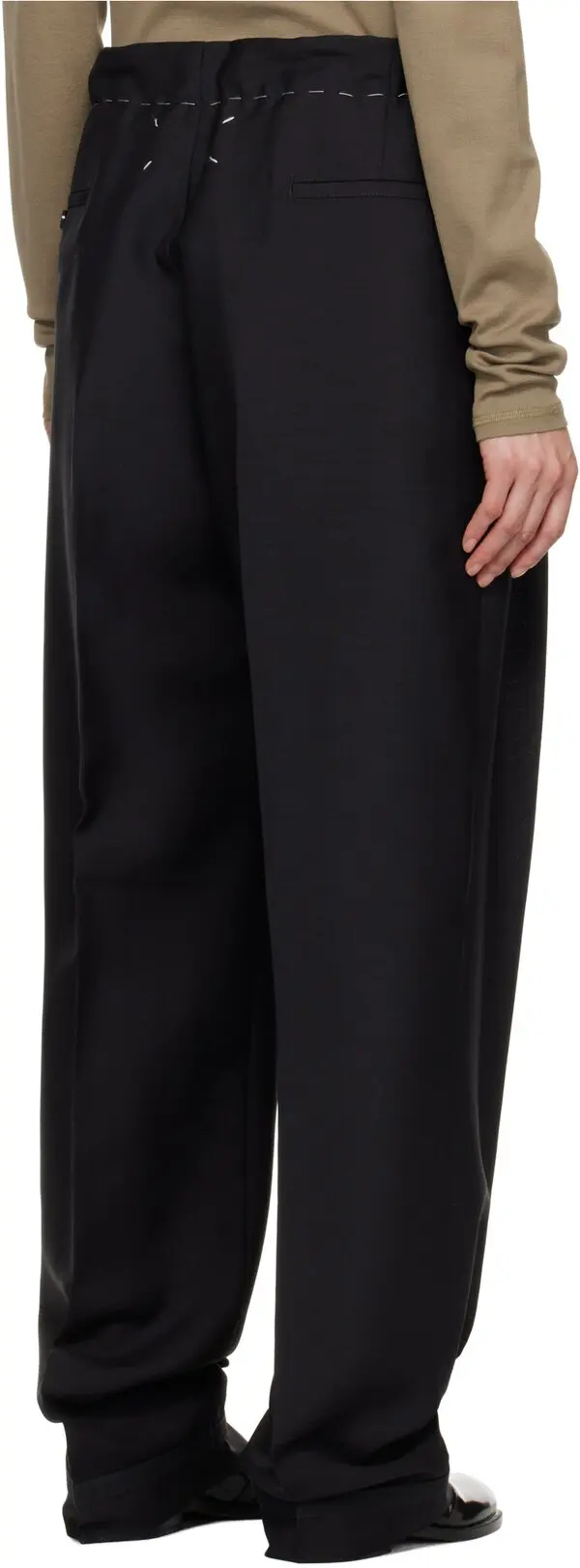 MAISON MARGIELA Elastic-waist Straight Pants