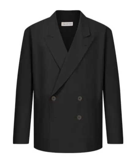 Dries Van Noten Double-breasted Suit Jacket - Black