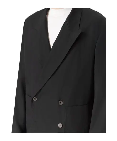 Dries Van Noten Double-breasted Suit Jacket - Black