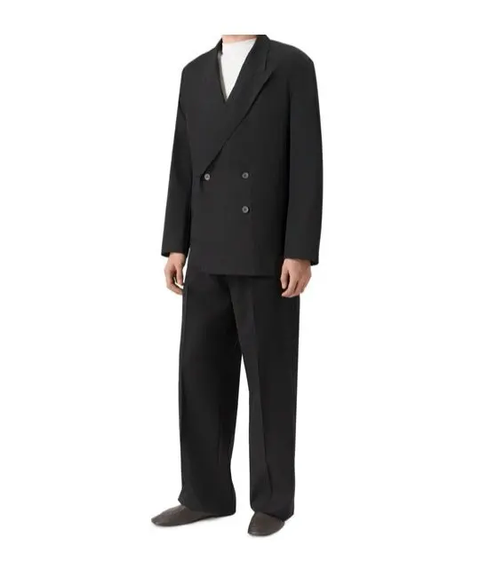 Dries Van Noten Double-breasted Suit Jacket - Black