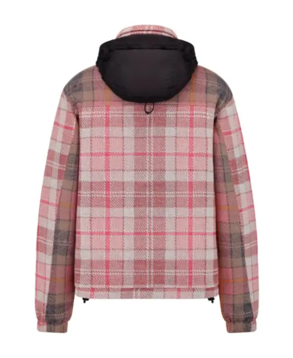 Dior Plaid Jacquard Jacket With Hood