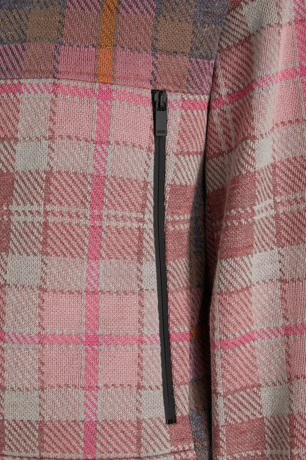 Dior Plaid Jacquard Jacket With Hood