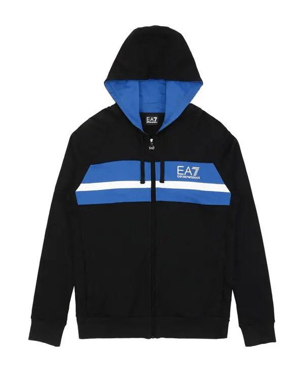 Emporio Armani Spliced Logo Zip-up Track Jacket