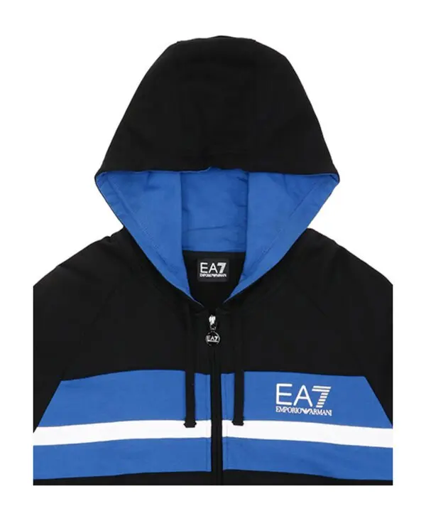 Emporio Armani Spliced Logo Zip-up Track Jacket