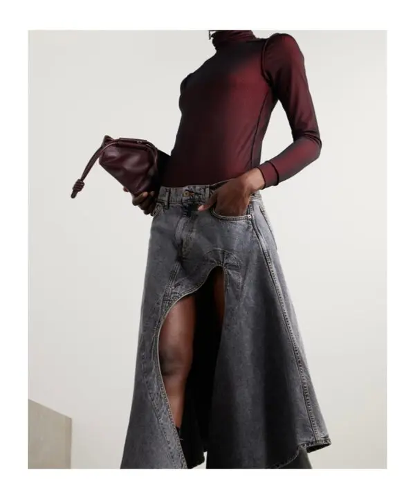 MAISON MARGIELA Layered Jersey Turtleneck Bodysuit