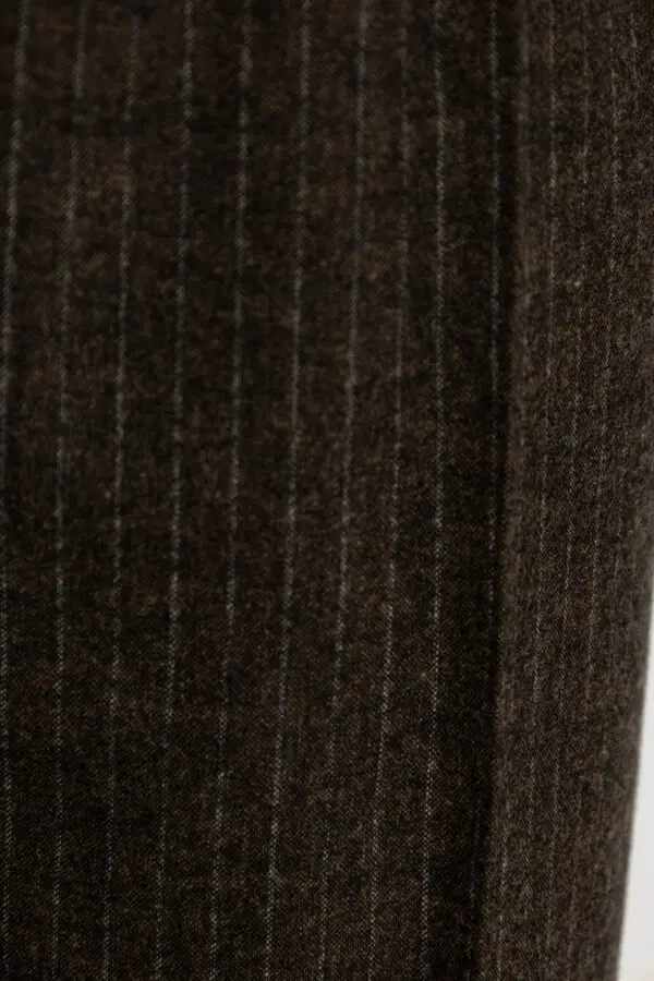Isabel Marant Étoile Tailored Pinstripe Trousers - Brown