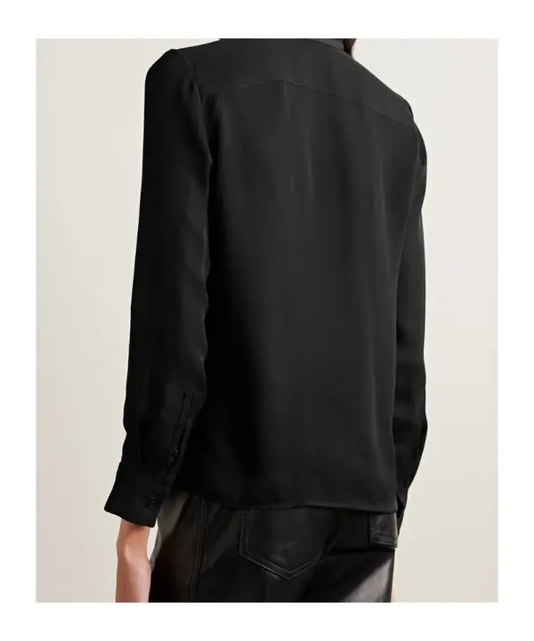 NILI LOTAN Bertille Ruffled Button Blouse