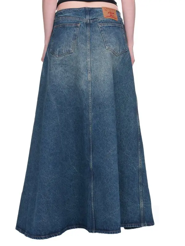 Y/project Denim Maxi Skirt
