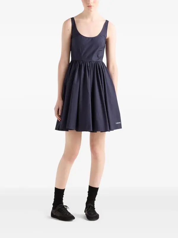 Prada Scoop Neck Sleeveless Mini Dress