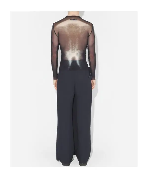 JEAN PAUL GAULTIER Round Neck Long Sleeve Top