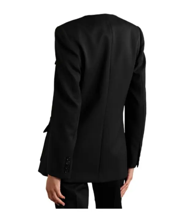 NILI LOTAN Long Sleeve Casual Jacket With Multiple Pockets
