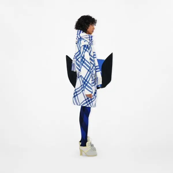 Burberry Checked Pleated Mini Skirt