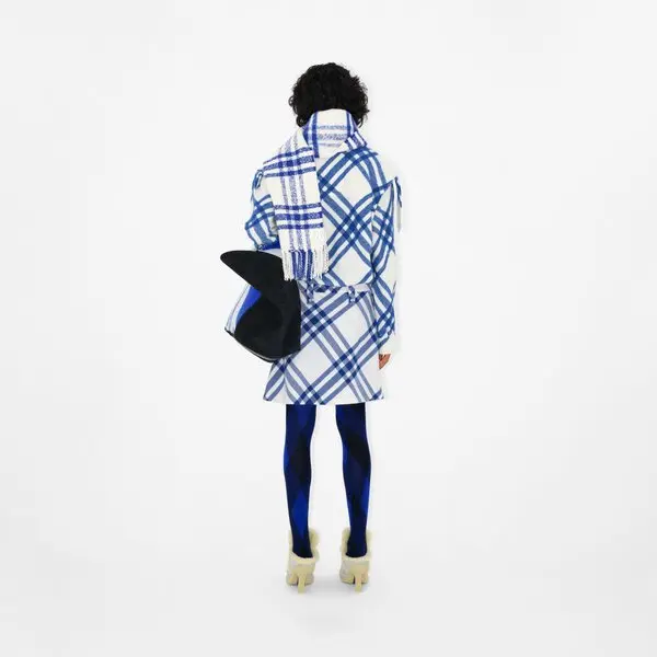 Burberry Checked Pleated Mini Skirt