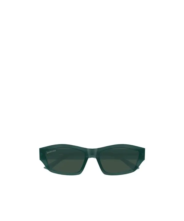 Balenciaga Geometric Frame Sunglasses - Green