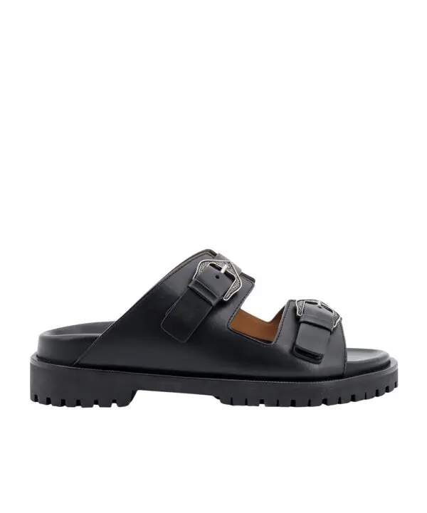 Off-White Bulk Arrow Slip-on Sandals - Black