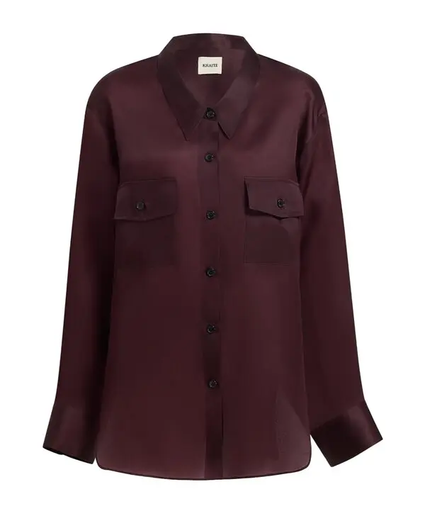 Khaite Matteo Button-up Shirt - Black