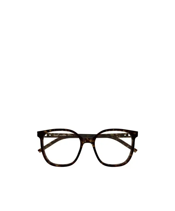 Saint Laurent Round Frame Eyeglasses - Black