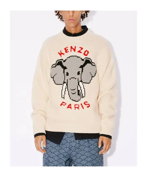 Kenzo Elephant Embroidered Jumper