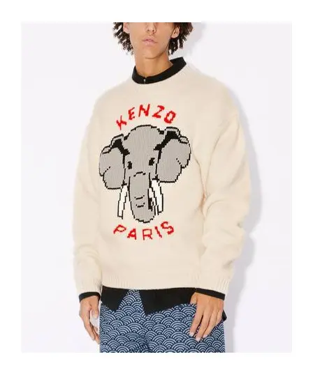 Kenzo Elephant Embroidered Jumper
